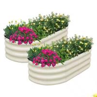 China 1 Level Raised Garden Beds with Double-layer Galvanized Finish for sale