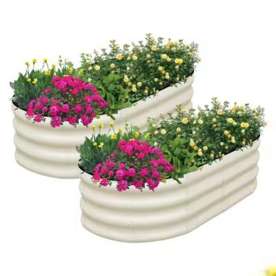 China 1 Level Raised Garden Beds with Double-layer Galvanized Finish for sale