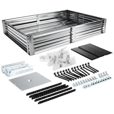 China Assembly Required Galvanized Raised Garden Beds Drainage Holes for Low-Maintenance Gardening for sale
