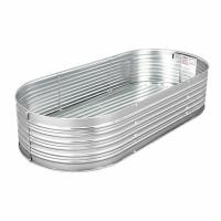 China 4 Feet X 2 Feet Oval Galvanized Raised Garden Bed Kit Suitable For Indoor And Outdoor Product Dimensions 77.8 for sale