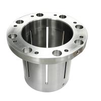 China Stainless Steel Slotted Filter Support Tube with Flange for Industrial Filtration Systems for sale