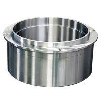 China Stainless Steel CNC Machined Flanged Housing for Industrial Equipment for sale