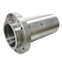 China Stainless Steel Slotted Filter Support Tube with Flange for Industrial Filtration Systems for sale