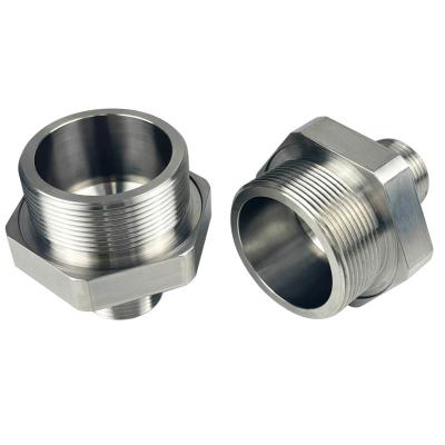 China Precision CNC Machined Bearing Housing and Flange Mount Components with High-Precision, Customized Color, and Tolerance +/-0.005mm for sale