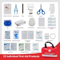 China OP207 Small First Aid Kits 24 Piece Emergency Aid Bag Kit Portable Design BSCI Certified for sale