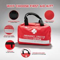 China OP207 Small First Aid Kits 24 Piece Emergency Aid Bag Kit Portable Design BSCI Certified for sale