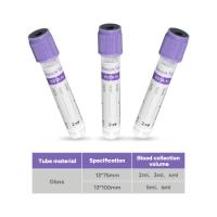 China EDTA K2 K3 Purple Cap Anticoagulant Blood Tube For Hematology Analysis for sale