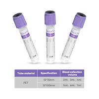 China EDTA K2 K3 Purple Cap Anticoagulant Blood Tube For Hematology Analysis for sale