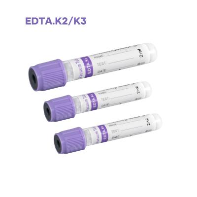 China EDTA K2 K3 Purple Cap Anticoagulant Blood Tube For Hematology Analysis for sale