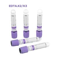 China EDTA K2 K3 Anticoagulant Blood Collection Tube Purple Top For Whole Blood Testing for sale