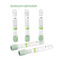 China 2ml 3ml 5ml Sodium Heparin Anticoagulant Tube For Blood Rheology And Plasma Testing for sale