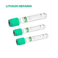 China Green Cap Heparin Anticoagulant Tube PET Or Glass Material For Plasma Biochemistry for sale