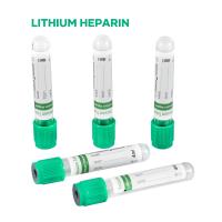 China Green Cap Lithium Heparin Blood Collection Tube For Emergency Biochemical Test for sale
