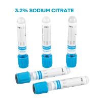 China Plastic Or Glass 3.2% Sodium Citrate Vacuum Tube 1:9 Ratio For Coagulation Analysis for sale