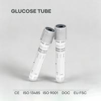 China Grey Cap Sodium Fluoride Blood Collection Tube Transparent Body For Glucose Test for sale