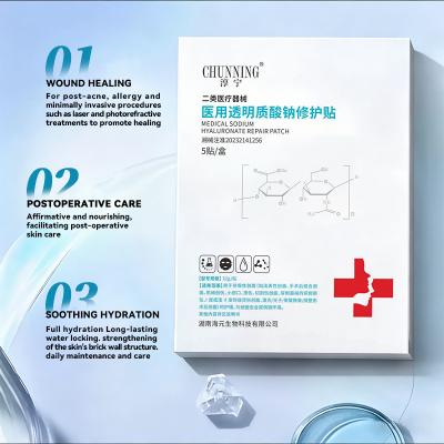 China Sodium Hyaluronate Medical Repair Patch Sterile Facial Dressing for Wound Care for sale
