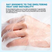 China Sterile Medical Sodium Hyaluronate Dressing Facial Mask For Post Laser Recovery for sale