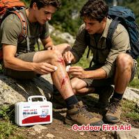 China Medical Grade OP705 First Aid Kit 13pcs First Aid Box Supplies For Household Travel for sale