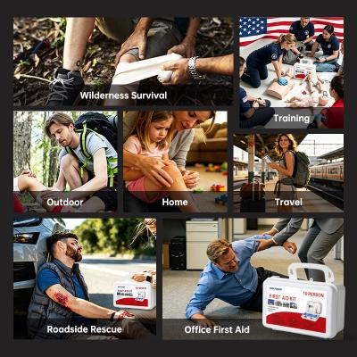 China Medical Grade 13-Piece Essentials First Aid Box OP705 - ISO 13485 & CFS Certified Emergency Kit for sale