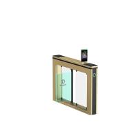 China Indoor Sliding Gate Turnstile Stainless Steel Fastlane Speed Gates QR Scan No Staff Paperless for sale