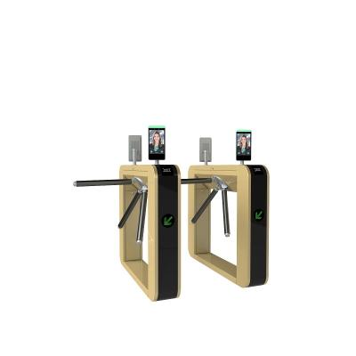 China 304 Stainless Steel Tripod Turnstile Gate Entrance IP43 IP54 For Scenic Spots 1s QR / ID / Face for sale