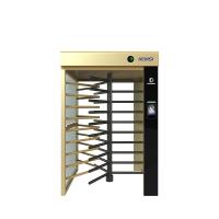China Full Height Pedestrian Turnstiles IP43 IP54 30 People/Minute Safe Entry Turnstile for sale