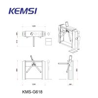 China ESD Tripod Turnstile Gate IP43 IP54 Tripod Access Control System for sale