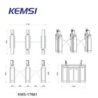 China Infrared Sensors Access Control Turnstile Gate Cinema Ticket Checking System for sale