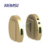 China Anti Tailgating Anti Crash Flap Barrier Gate Mechanism With Gym Swipe Card And RFID for sale
