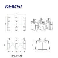 China Motorized Wing Gate Turnstile Entrance Gates For Amusement Park Entrance for sale