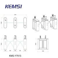 China Fast Pass Access Control Swing Barrier Gate Electronic Turnstile Gates Infrared Sensors for sale