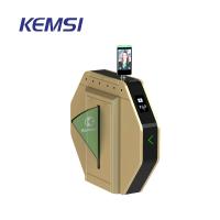 China Fast Pass Security Turnstile Gate Mechanism Flap Barrier Gate DC Brush Double Wing for sale