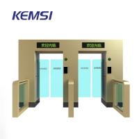 China Stainless Steel Full Height Sliding Turnstile Anti Climbing Anti Crawling for sale