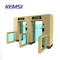 China Stainless Steel Full Height Sliding Turnstile Anti Climbing Anti Crawling for sale