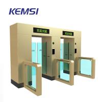 China Stainless Steel Full Height Sliding Turnstile Anti Climbing Anti Crawling for sale