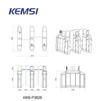 China Security Sliding Gate Turnstile Anti Tailgating Customized For Scenic Area for sale