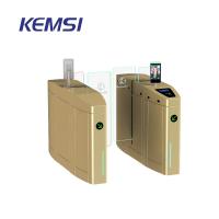 China Smart Office Sliding Turnstile Barrier Gate 30-40 people/min 1600*350*1000mm for sale