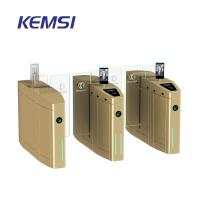 China Smart Office Sliding Turnstile Barrier Gate 30-40 people/min 1600*350*1000mm for sale