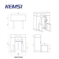 China Precise Identification Sliding Gate Turnstile Anti Tailgating Anti Climbing for sale
