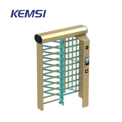 China Full Height Stainless Steel Turnstile , Pedestrian Gate Access Control Turnstile for sale