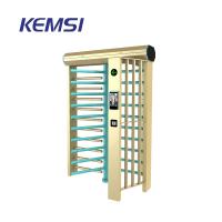 China Full Height Stainless Steel Turnstile , Pedestrian Gate Access Control Turnstile for sale