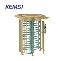 China 304 Stainless Steel Rotating Turnstile Full Height Pedestrian Turnstiles for sale