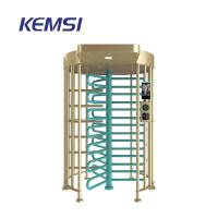 China 304 Stainless Steel Rotating Turnstile Full Height Pedestrian Turnstiles for sale
