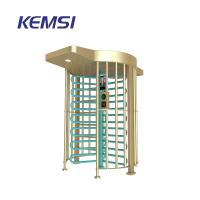 China 304 Stainless Steel Rotating Turnstile Full Height Pedestrian Turnstiles for sale