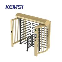 China 1.5mm SUS304 Full Height Turnstile Gate High Door Swipe Cards Double Way for sale