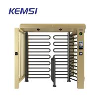 China 1.5mm SUS304 Full Height Turnstile Gate High Door Swipe Cards Double Way for sale