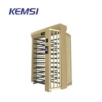 China IP43 IP54 Full Height Turnstile Gate Anti Tailgating Automatic Power Off Unlocking for sale