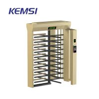 China IP43 IP54 Full Height Turnstile Gate Anti Tailgating Automatic Power Off Unlocking for sale