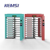 China IP43 IP54 Full Height Turnstile Gate Anti Tailgating Automatic Power Off Unlocking for sale