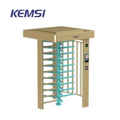 China Automatic Reset Full Height Turnstile Anti Tailgating Anti Collision Full Body Turnstile for sale